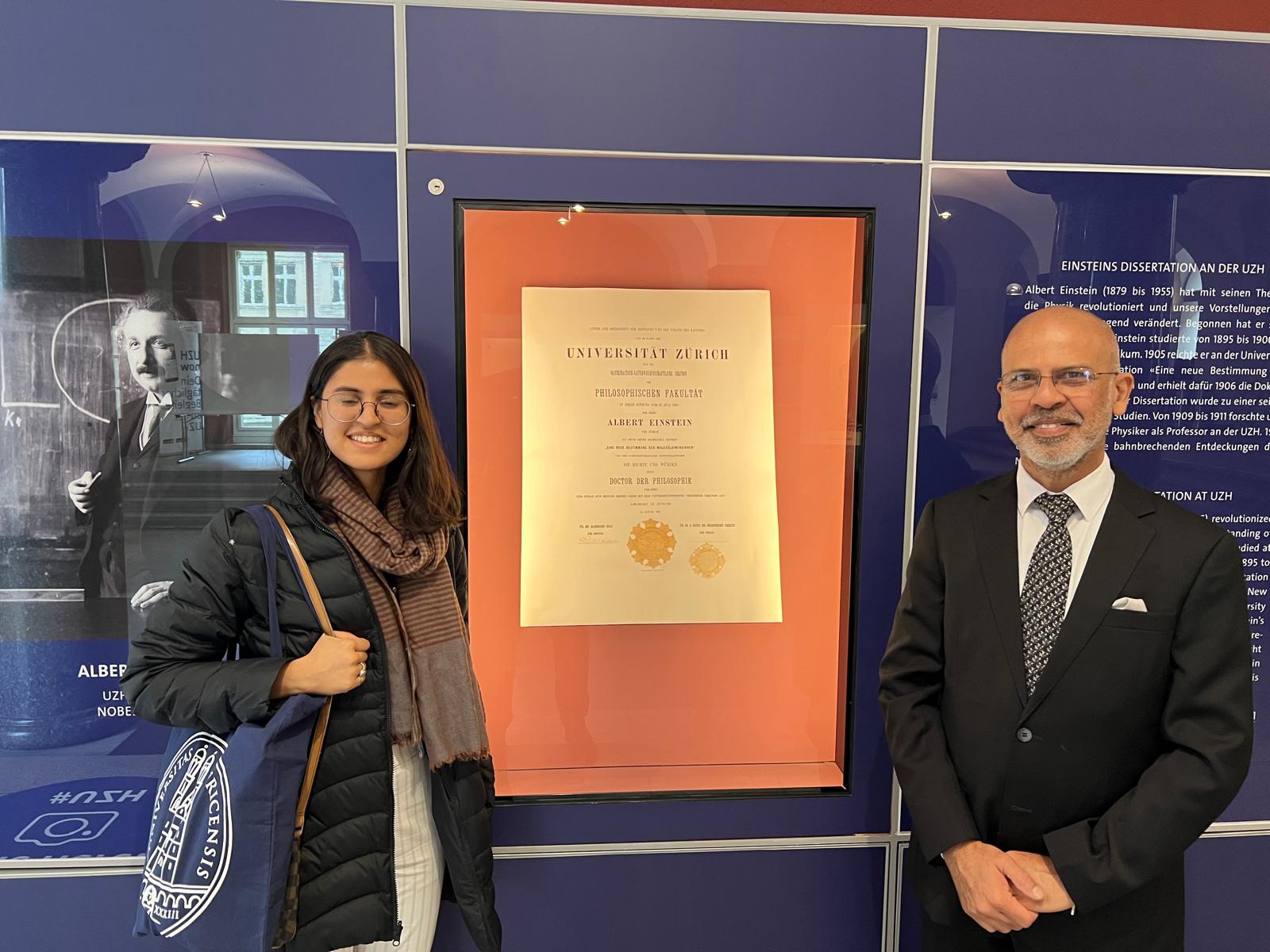 Ambassador Mridul Kumar met Prof. Dr. Michael Schaepman, President of ...